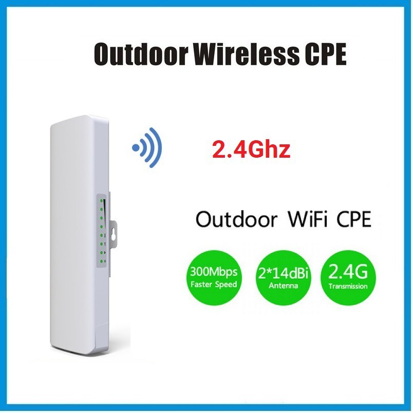 CPE Outdoor Wifi ระยะไกล 2.4GHz 300Mbps Access Point WIFI Antenna wi fi ...
