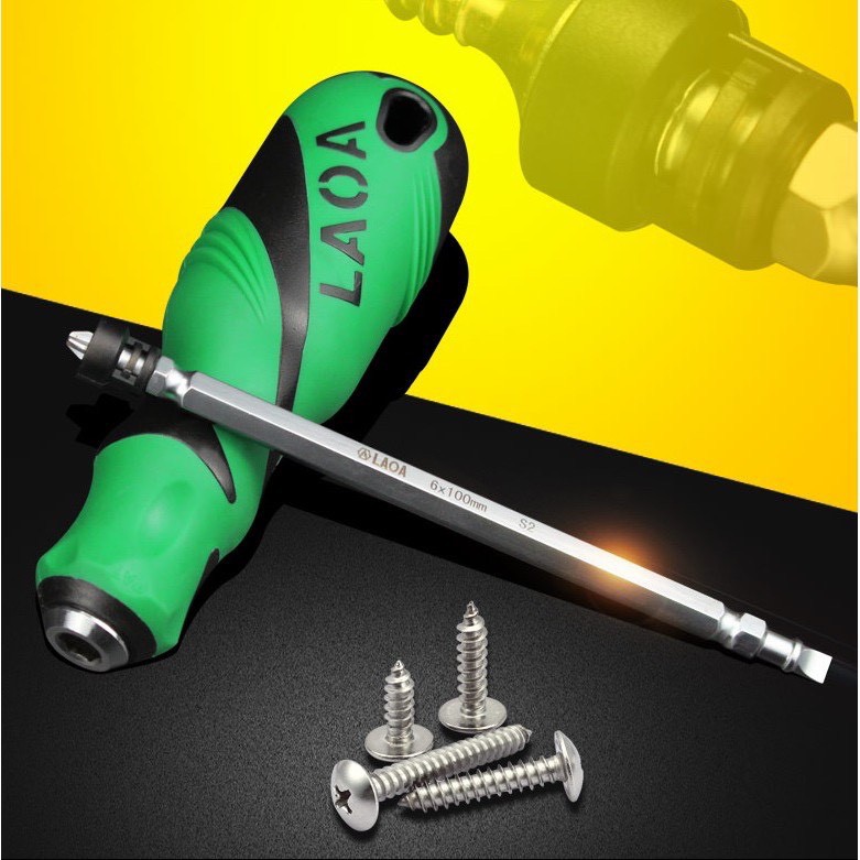 LAOA ไขควง สลับหัว รุ่น LA618410 | Shopee Thailand