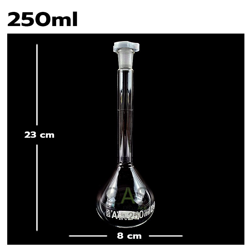 Volumetric Flask With Polyethylene Cover ขวดวัดปริมาตร พร้อมฝาปิดโพลี ...
