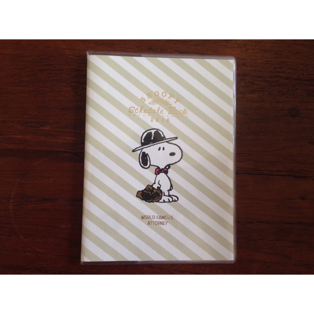 Snoopy Schedule Book 2018 ขนาด A6 | Shopee Thailand