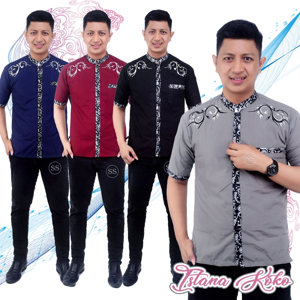 Koko Alibaba Short COMBINATION KOKO LIST SILVER STRAIGHT CHEST | Shopee ...