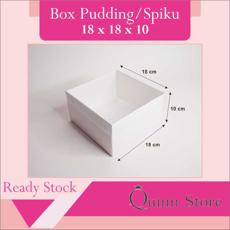 กล่องใส่พุดดิ้ง / Spiku Box 18x18x10 | Shopee Thailand