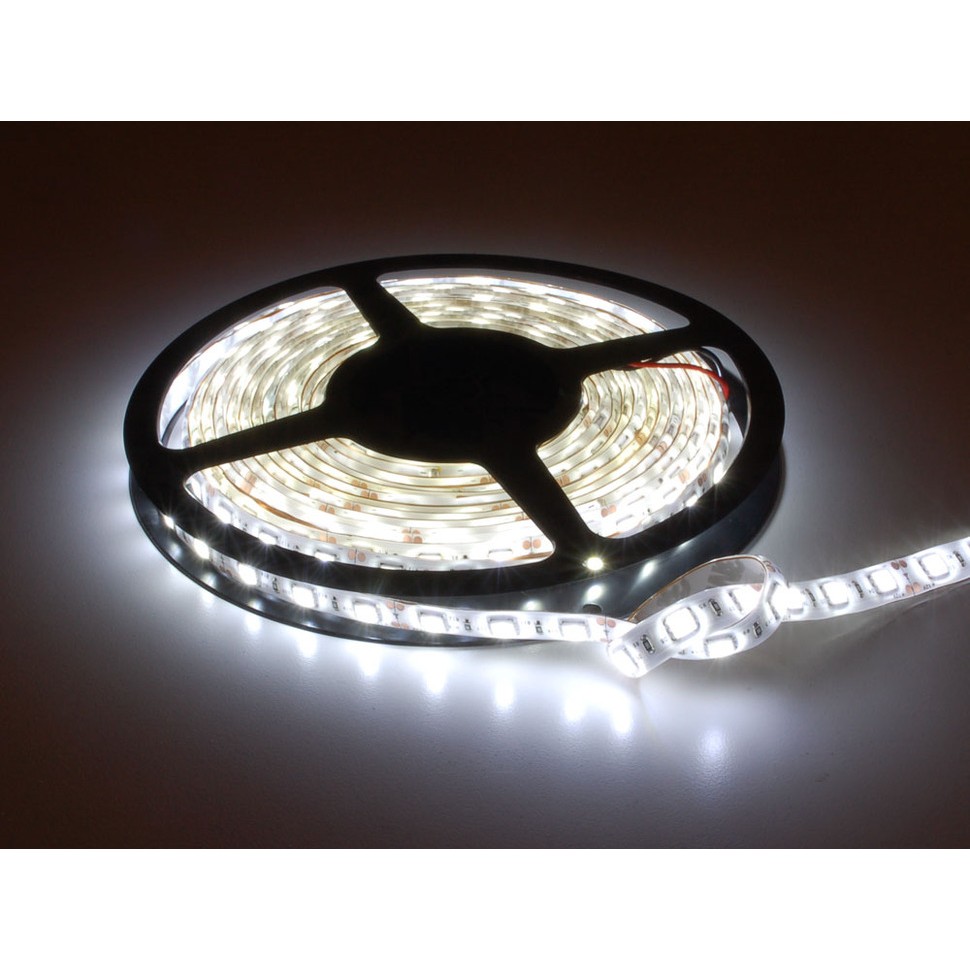 ไฟเส้น LED Strip 5050 12v แสงขาว No Silicone | Shopee Thailand