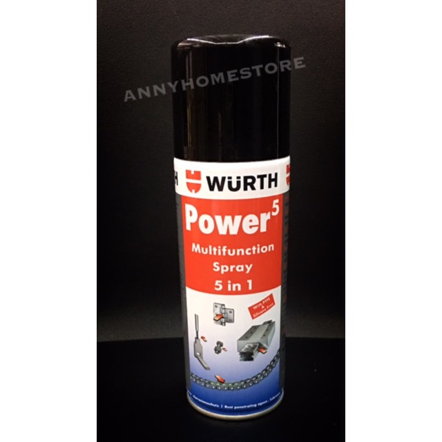 สเปรย์อเนกประสงค์ ยี่ห้อ WURTH POWER5 Multifunction 5in1 ขนาด 200 ml ...