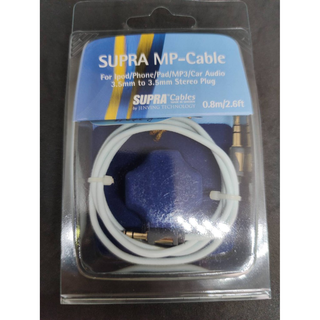 Supra MP-Cable 3.5mm Stereo 0.8-1.2m Interconnect Cableสายสัญญาณใช้กับ ...