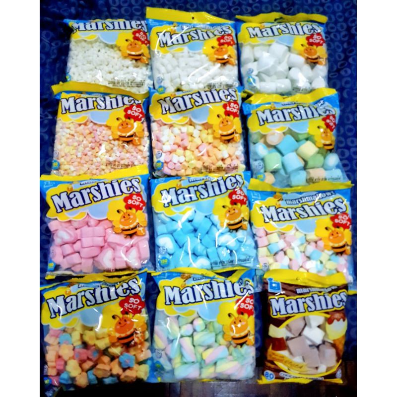 มาร์ชเมลโล่ มาร์ชีส์ Marshies พร้อมทาน ถูกสุด สุด มีหลายแบบเลย อร่อย ...