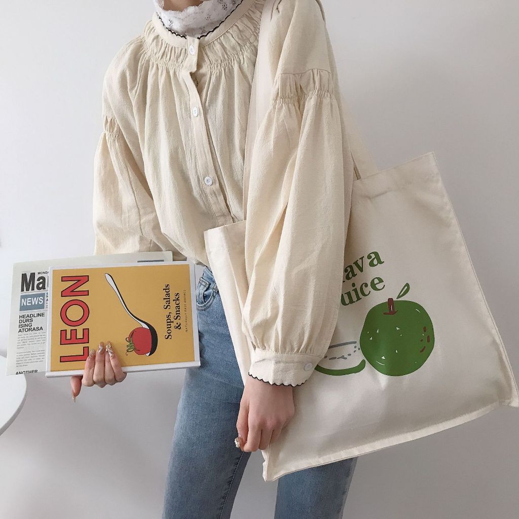 กระเป๋าผ้า Guava tote bag | Shopee Thailand