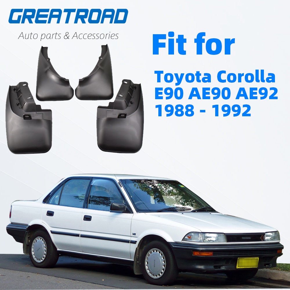 บังโคลน สําหรับ Toyota Corolla E90 AE90 AE92 1988-1992 Sedan 4 ชิ้น | Shopee Thailand
