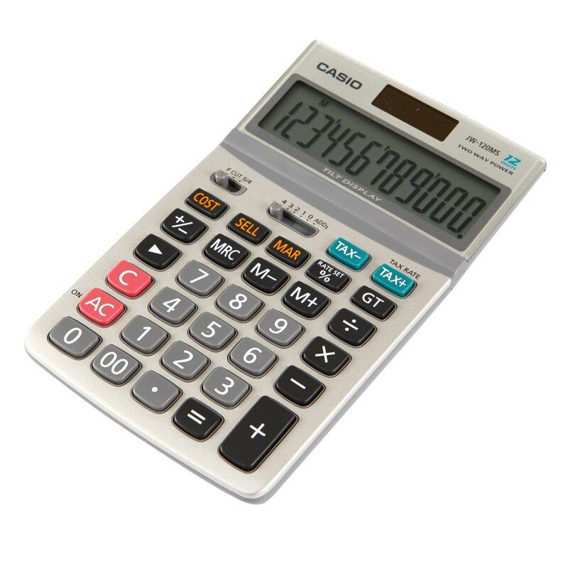 JW-120MS เครื่องคิดเลข Casio 12 หลัก ของแท้ ของใหม่ ประกันศูนย์ | Shopee Thailand