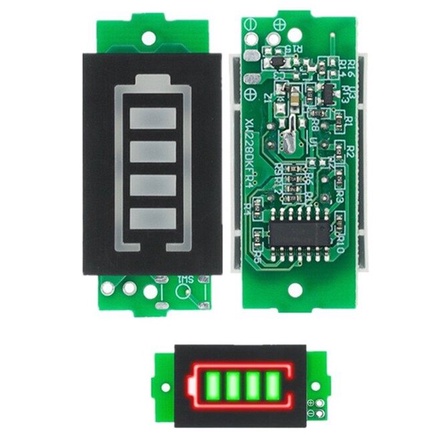 18650 Indicator Led Display MH-DL18S สีเขียว วัดปริมาณแบตเตอรี่ สถานะ ...