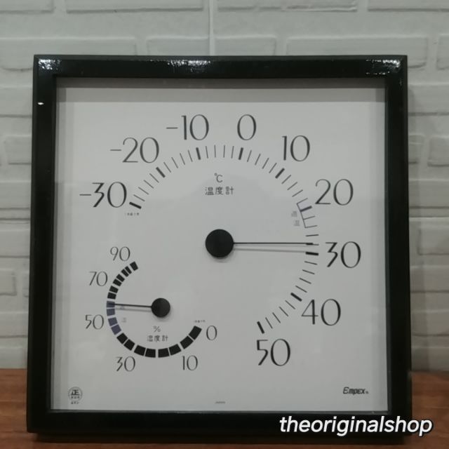 Hygrometer thermometer Empex หน้าปัดใหญ่ | Shopee Thailand