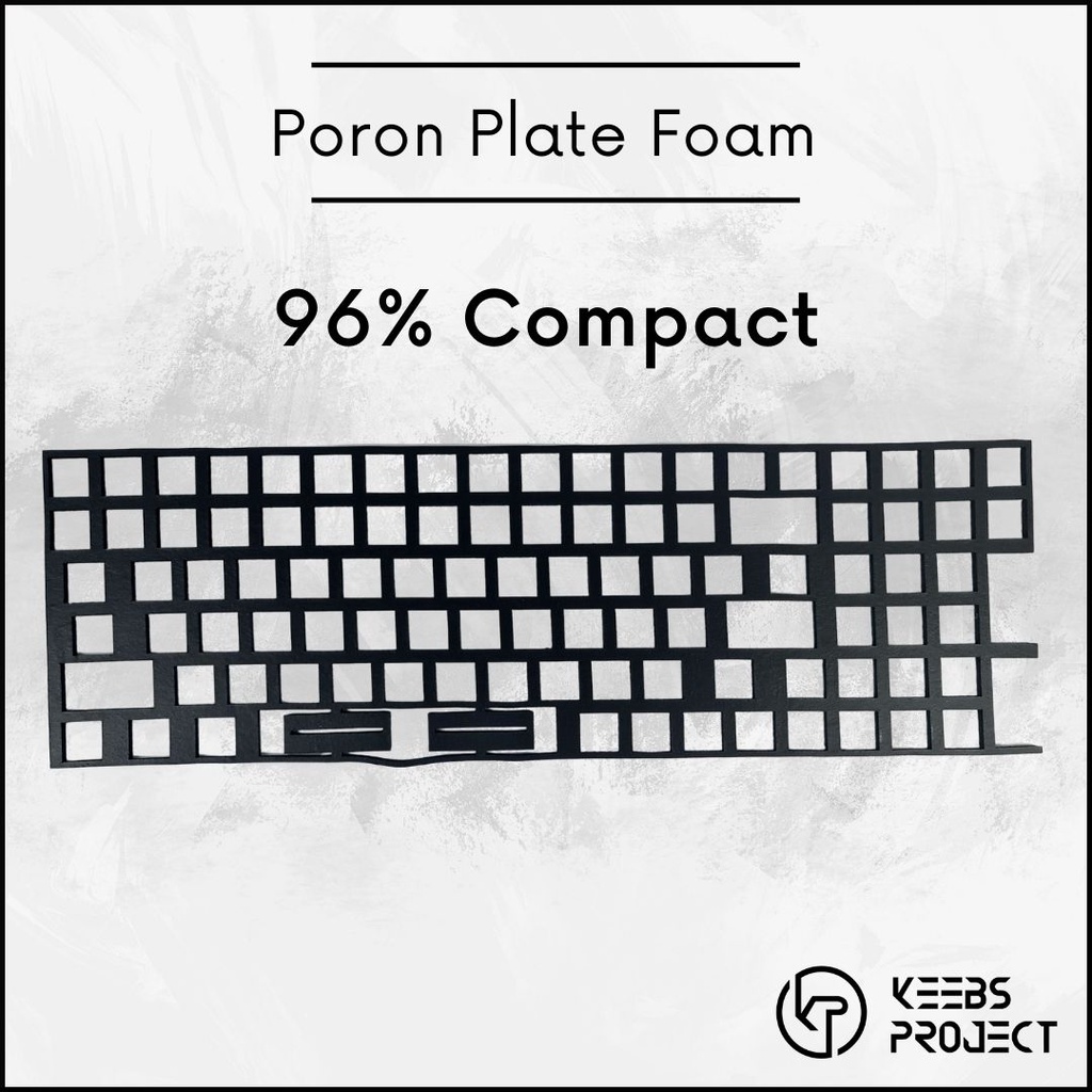 Poron Plate โฟมสําหรับ 60% 64 คีย์ 68 82 84 75% 87 TKL 104 รูปแบบ 96% สําหรับคีย์บอร์ดแบบกลไก ...