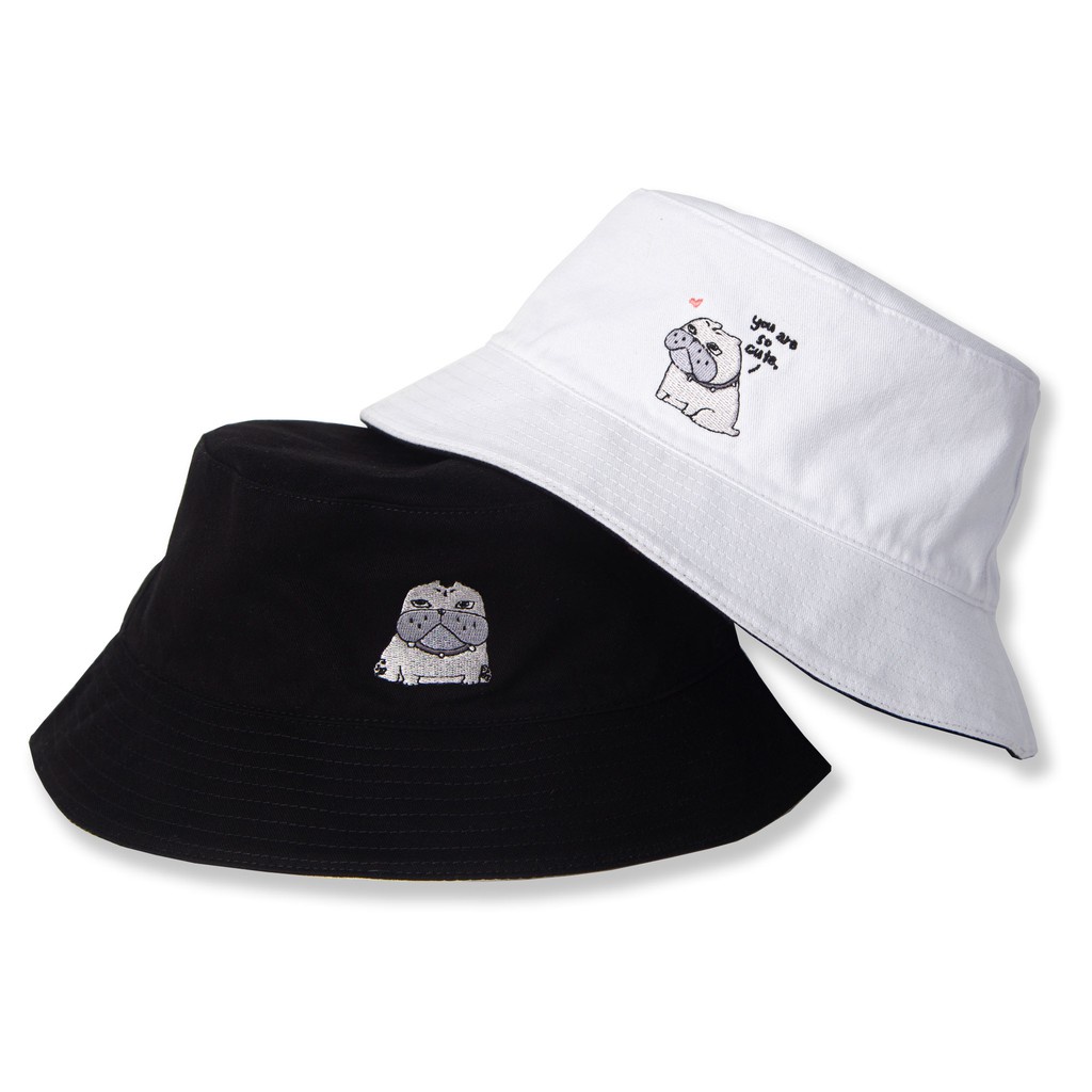 หมาจ๋า หมวกบัคเก็ตปักลายจีจี้ใส่ได้ 2 ด้าน - MAAJA GIGI Reversible ...