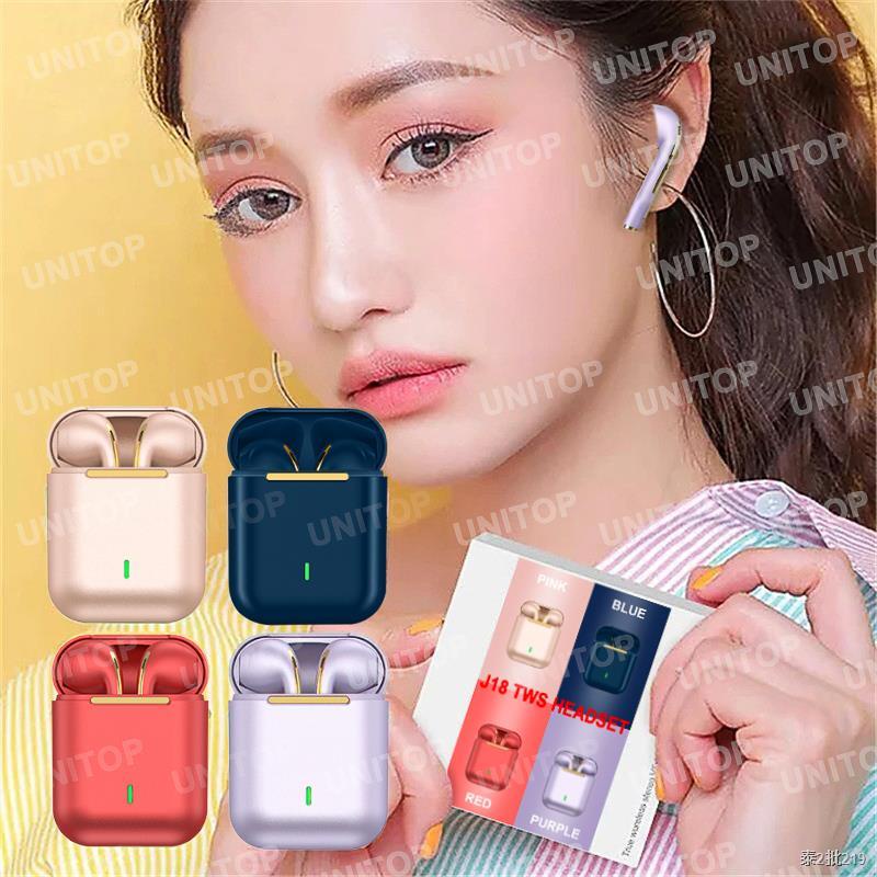 New J18 TWS True Wireless Bluetooth Headphones Gaming Headset Sport ...