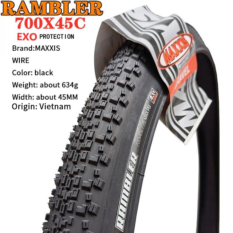 Maxxis RAMBLER ยางล้อรถจักรยาน 700x40C 700x45C 50C | Shopee Thailand