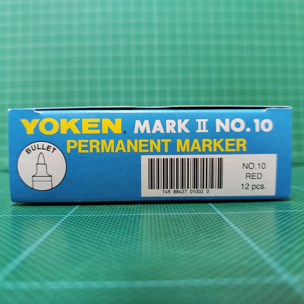 เลือกสีด้านใน ปากกามาร์คเกอร์ โยเคน Yoken No.10 กันน้ำ แห้งไว เหมาะ ...