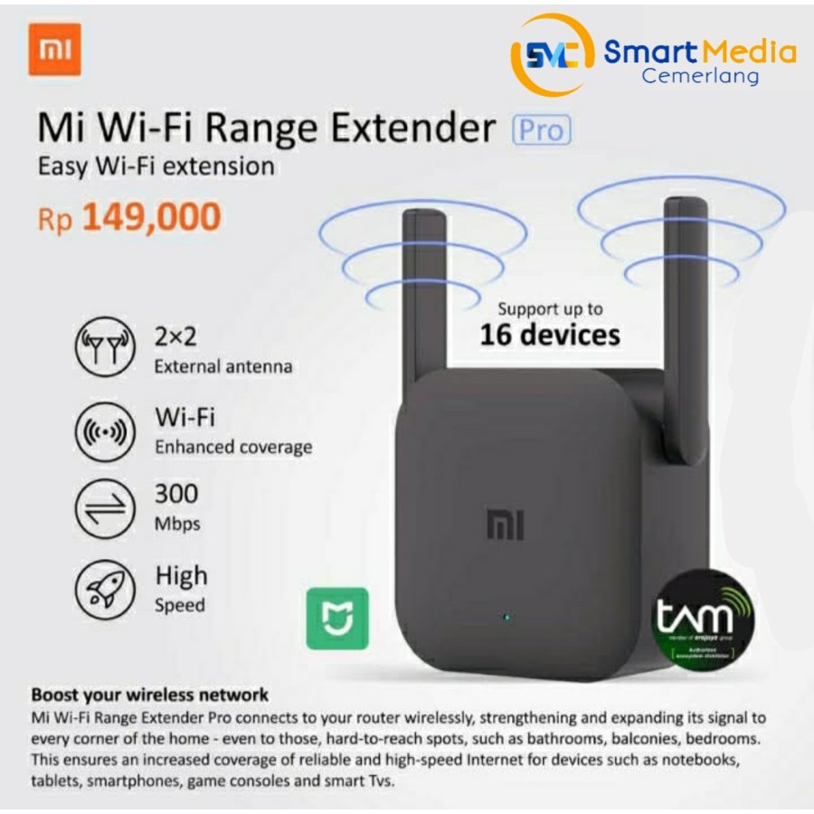 Xiaomi Wifi Extender Pro เครื่องขยายสัญญาณ 300 Mbps | Shopee Thailand
