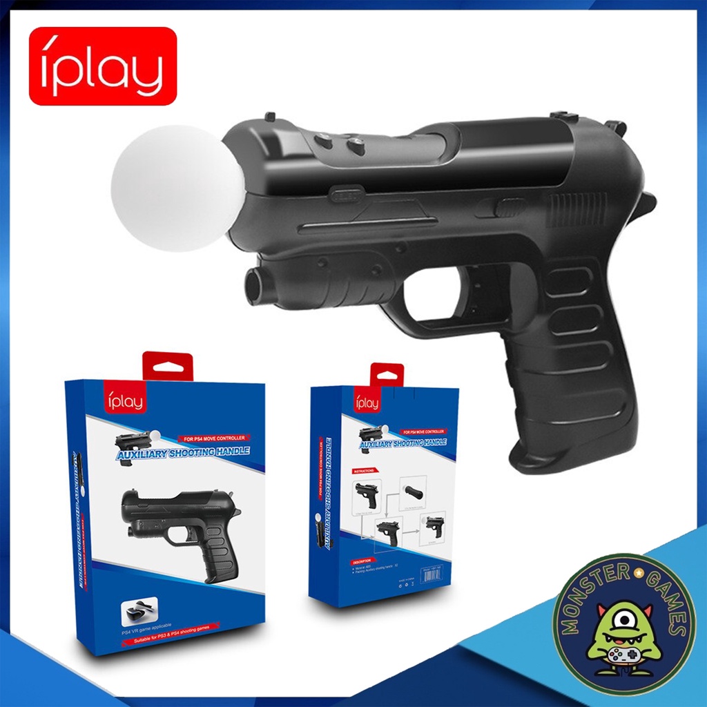 iPlay Auxiliary Shooting Handle for PS4 Ps3 Move (Ps move)(ปืน ps4 move ...