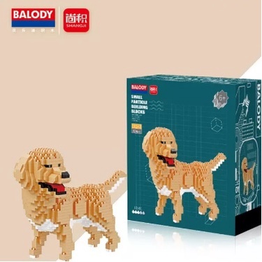 ชุดตัวต่อ BALODY 18243 จำนวน 824 pcs Nano Building Block สุนัขพันธุ์ ...