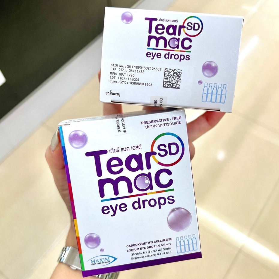 Tear Mac 0.4 ml. กล่องแพ็ค 30 ชิ้น [EXP.18/11/2022] ไม่มีสารกันเสีย แบบใช้แล้วทิ้ง | Shopee Thailand