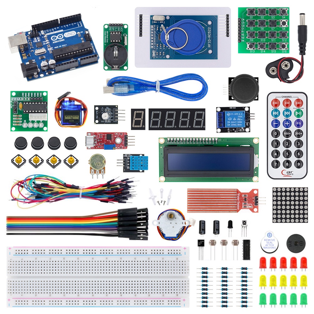 ชุดสตาร์ทเตอร์ Rfid สําหรับ Arduino Uno R3 Upgraded Version ชุดกล่อง ...