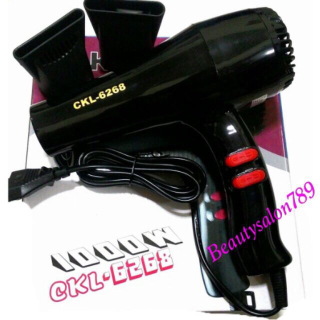 ไดร์เป่าผม รุ่น6268 ยี่ห้อ CKL หรือ JMF สีดำ | Shopee Thailand