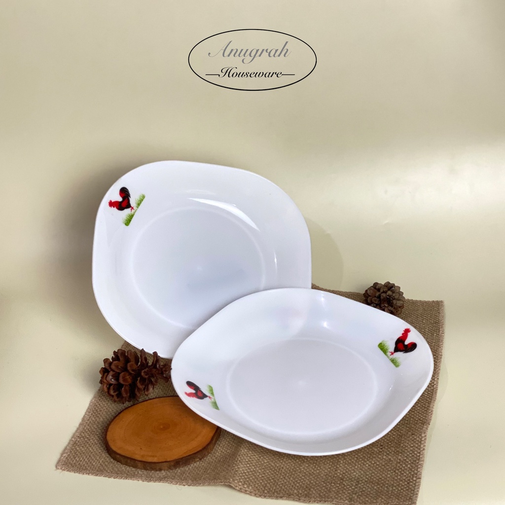Putih Rooster แผ่นพลาสติกสีขาว 542 ขนาดกลาง | Shopee Thailand
