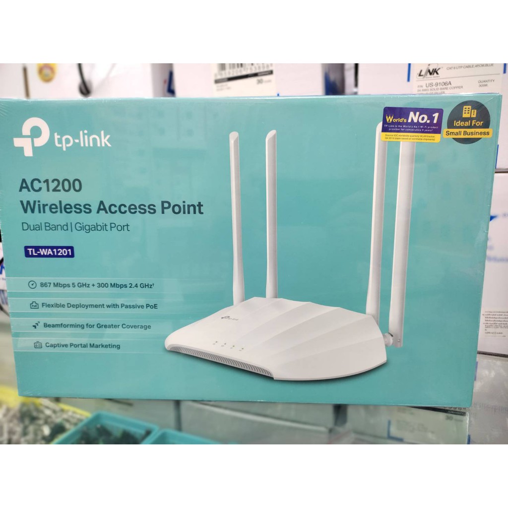 TP-Link อุปกรณ์กระจายสัญญาณ TL-WA1201 AC1200 Wireless Access Point ...
