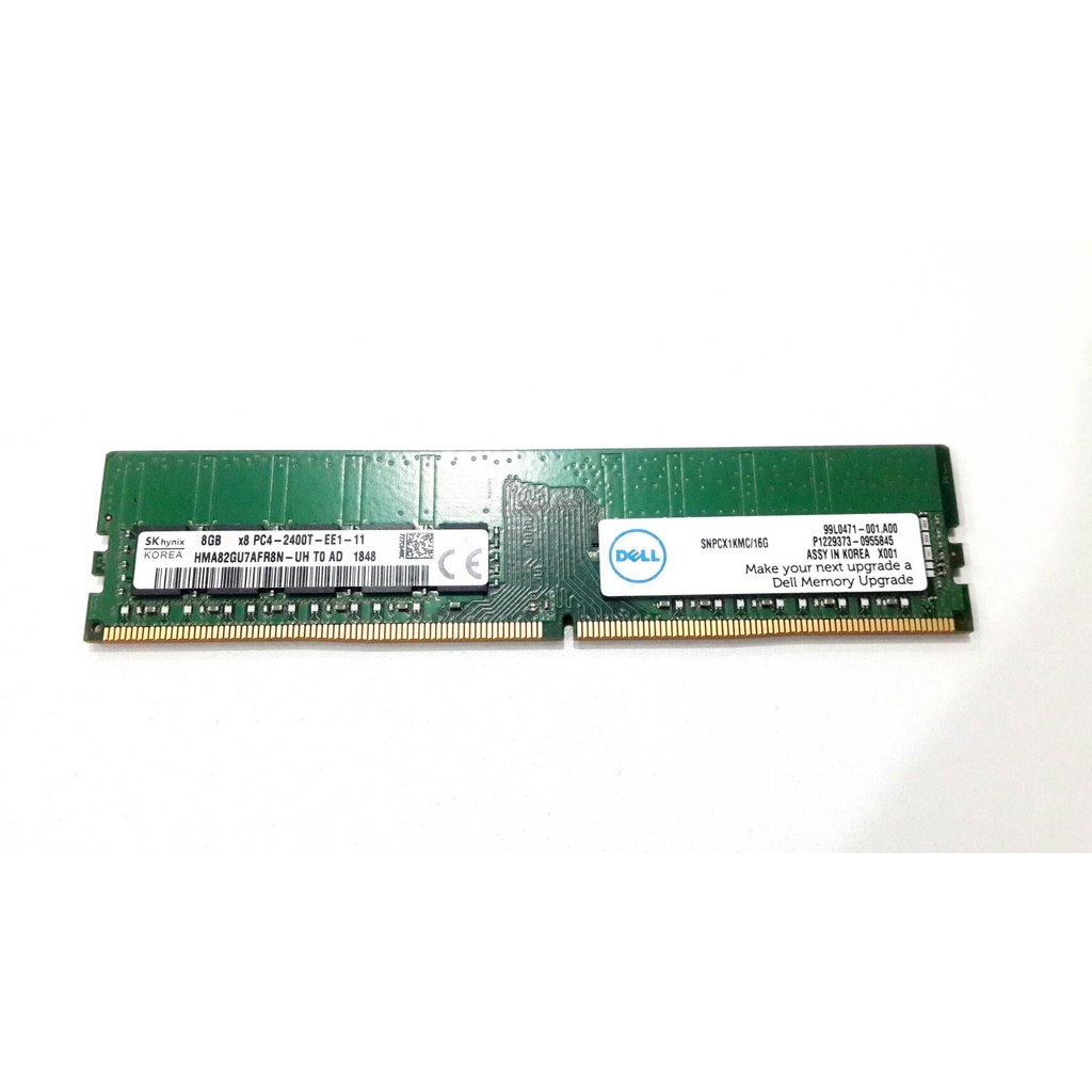 Ram Server Dell T30 T130 T330 R230 R330 8Gb 2400Mhz แรม Server Dell ...