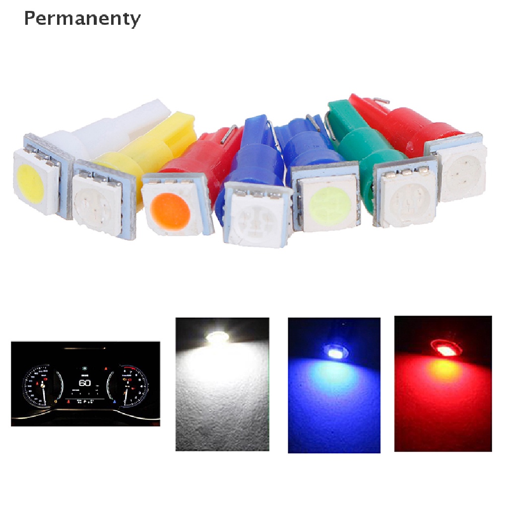 [Permanenty] หลอดไฟ LED T5 5050 24V DC สําหรับรถยนต์ 50 ชิ้น | Shopee ...