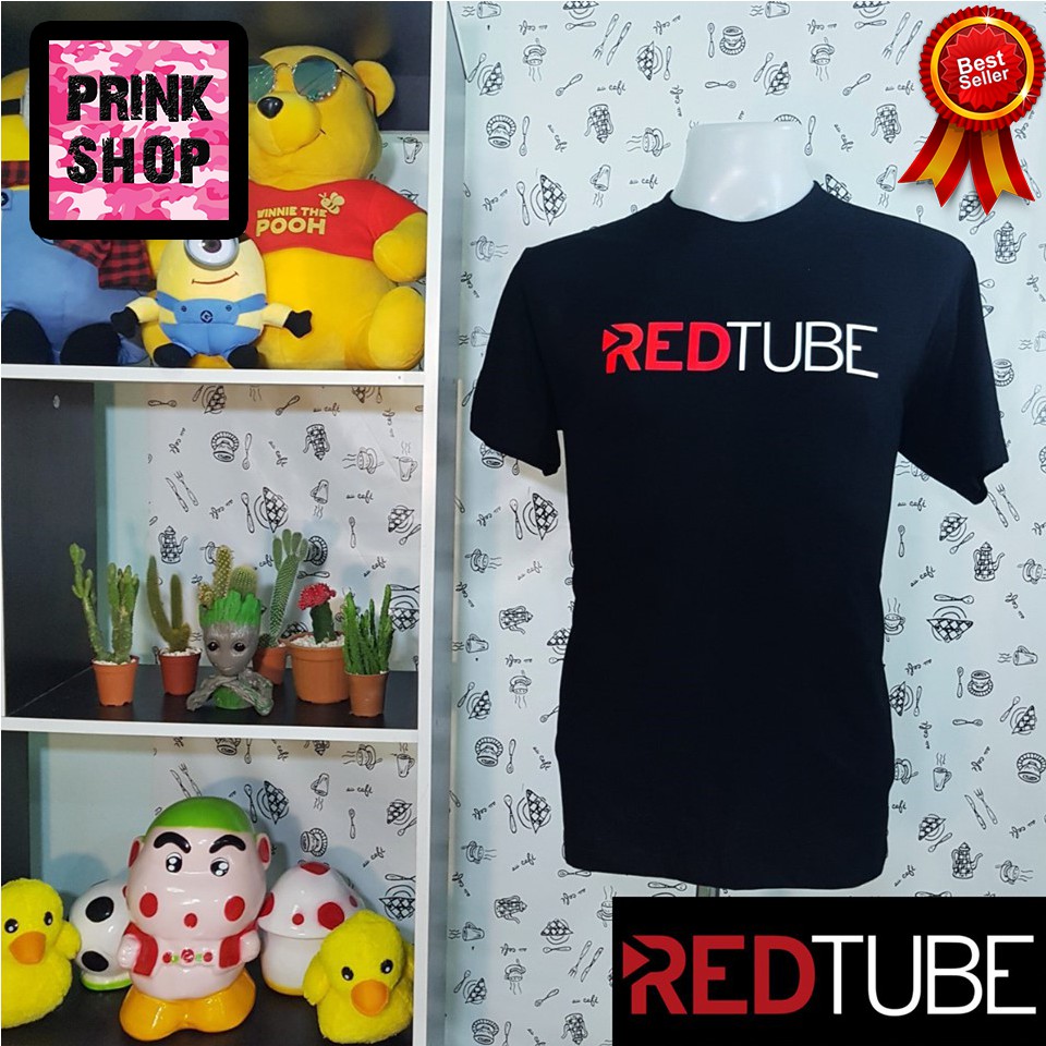 [ถูกที่สุด]เสื้อ Redtube สกรีนแบบ โพลีเฟล็ก PU ( Flex PU )เท่ๆ | Shopee Thailand