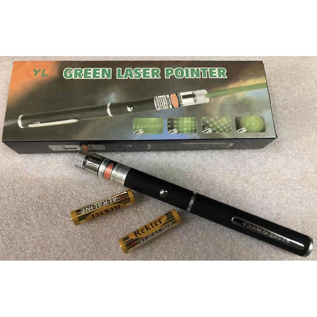 เลเซอร์พ้อยเตอร์ 5MW Green Laser Pointer แสงสีเขียว | Shopee Thailand