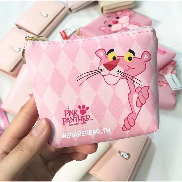 กระเป๋าใส่เหรียญ pink panther | Shopee Thailand