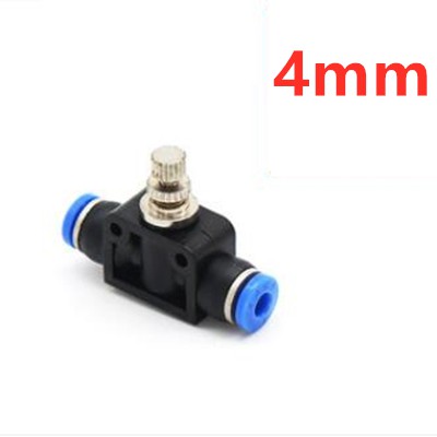 OD 4mm 6mm 8mm 10mm 12mm Pneumatic Airflow Regulator Air Hose Tube Gas Flow Adjust Valve ...