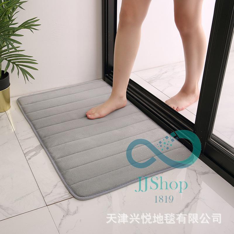 พรมเช็ดเท้าห้องน้ำ พรมกันลื่น พรมเช็ดเท้า เมมโมรี่โฟม เนื้อนิ่ม ดูดซับ ...