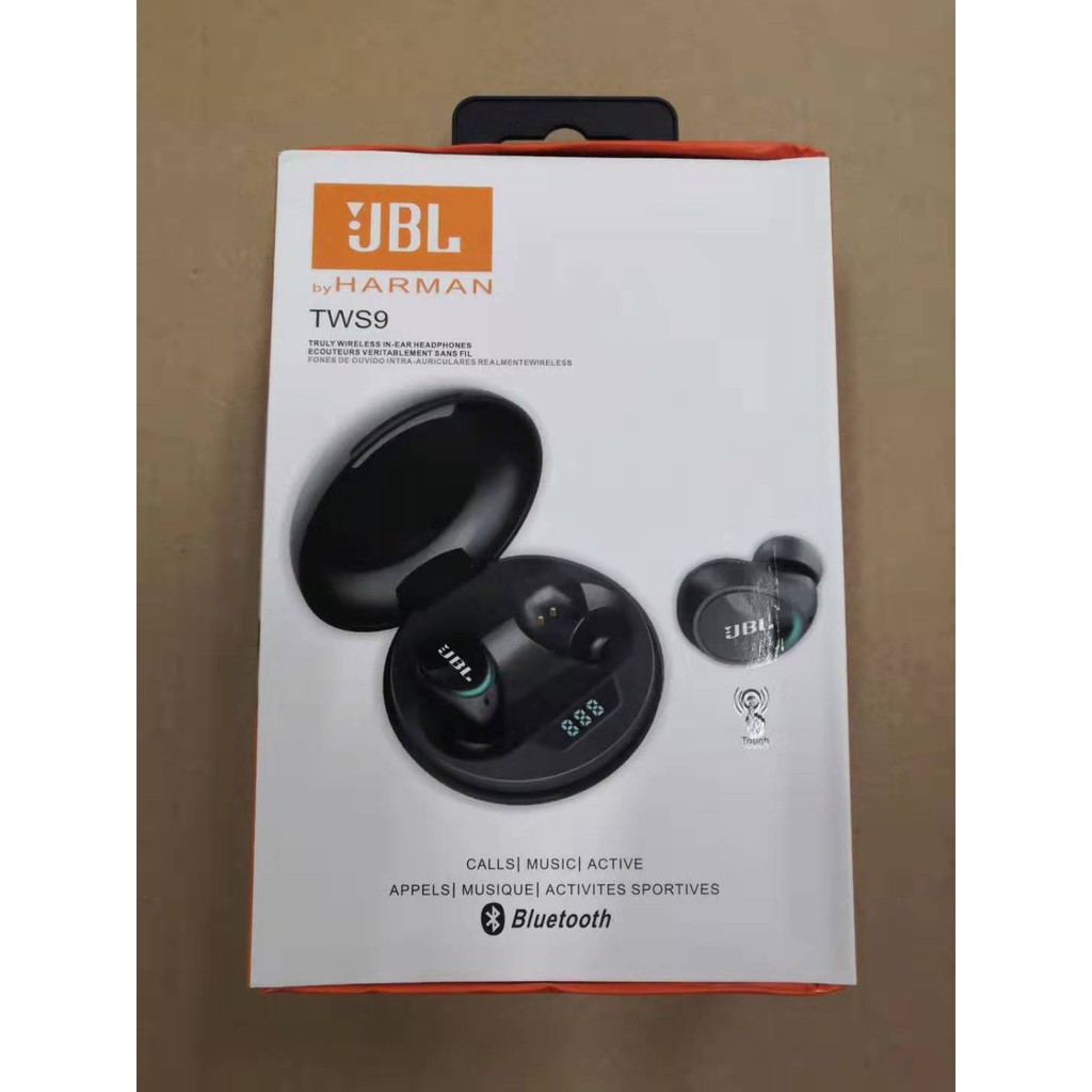 หูฟัง Bluetooth ของแท้100% JBL HARMAN TWS9 Bluetooth earphone ชุดหูฟังไร้สายบลูทู ธ JBL TWS9 ...