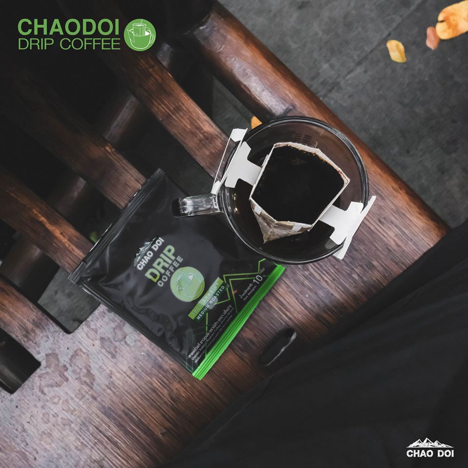 Chao doi กาแฟดริป ชาวดอย Chaodoi Drip Coffee (5ซอง /1กล่อง ) | Shopee ...