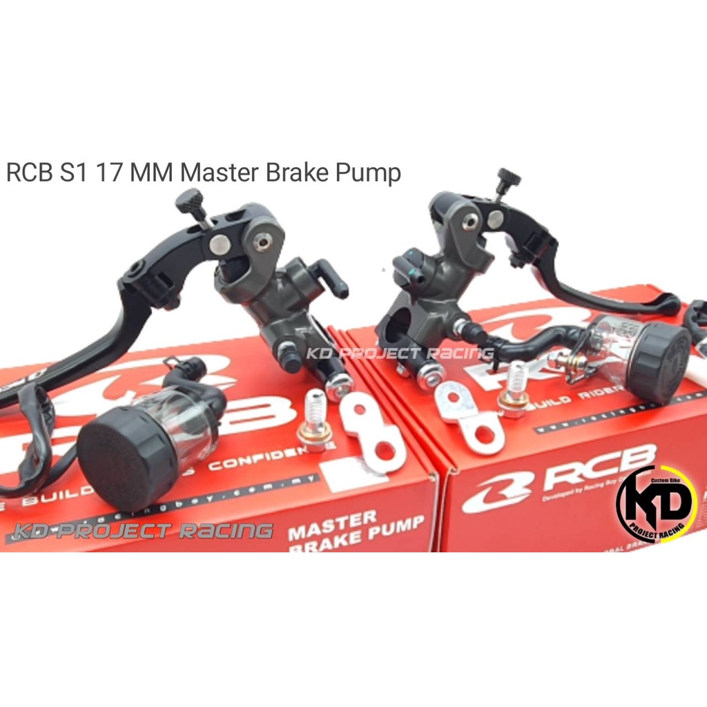 ปั้มบนก้านยาว RCB S1 ซ้าย ขวา เบอร์ 17 MM Master Brake Pump | Shopee ...