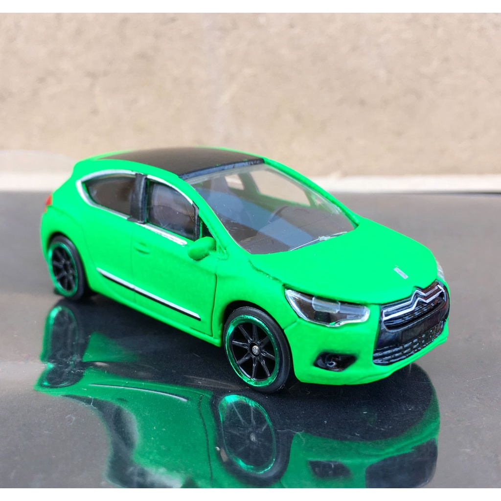 Majorette Citroen DS4 - Neon Green Color - Black Roof /Wheels 8SBGL ...