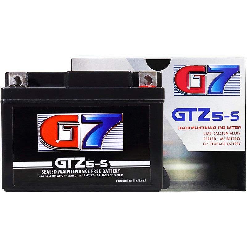 แบตเตอรี่มอเตอร์ไซด์ G7 GTZ5s 12V | Shopee Thailand