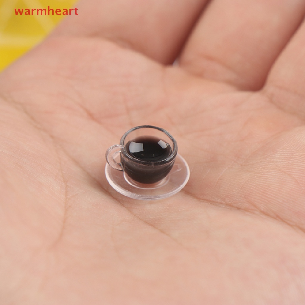(warmheart) ชุดถ้วยกาแฟ และจานรอง ขนาดมินิ สําหรับตกแต่งบ้านตุ๊กตา 2 ชิ้น | Shopee Thailand