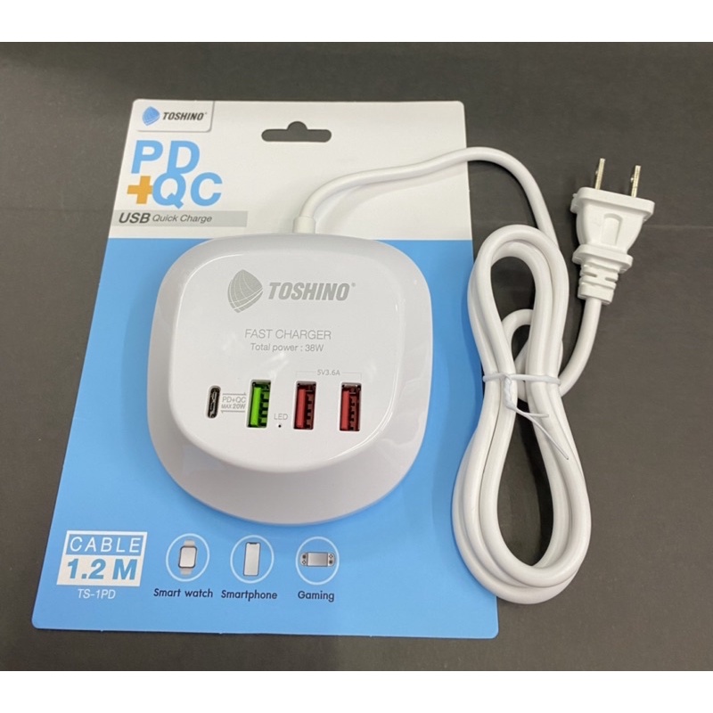 TOSHINO FAST Chargerรุ่นTS-1PD | Shopee Thailand