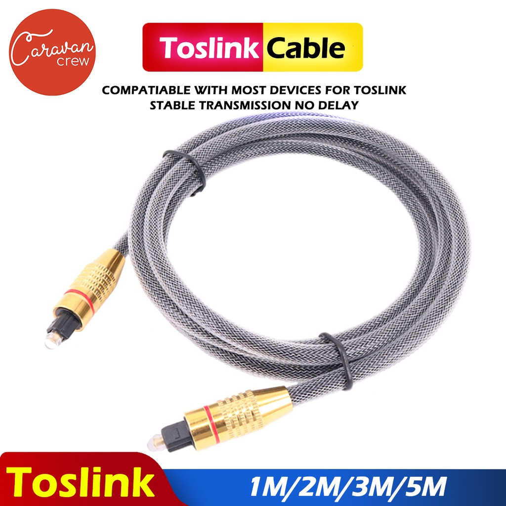 Caravan Crew สาย Optical Audio / TOSLINK/ Digital Cable สำหรับ ทีวี เครื่องเสียง สายออฟติคอล ...