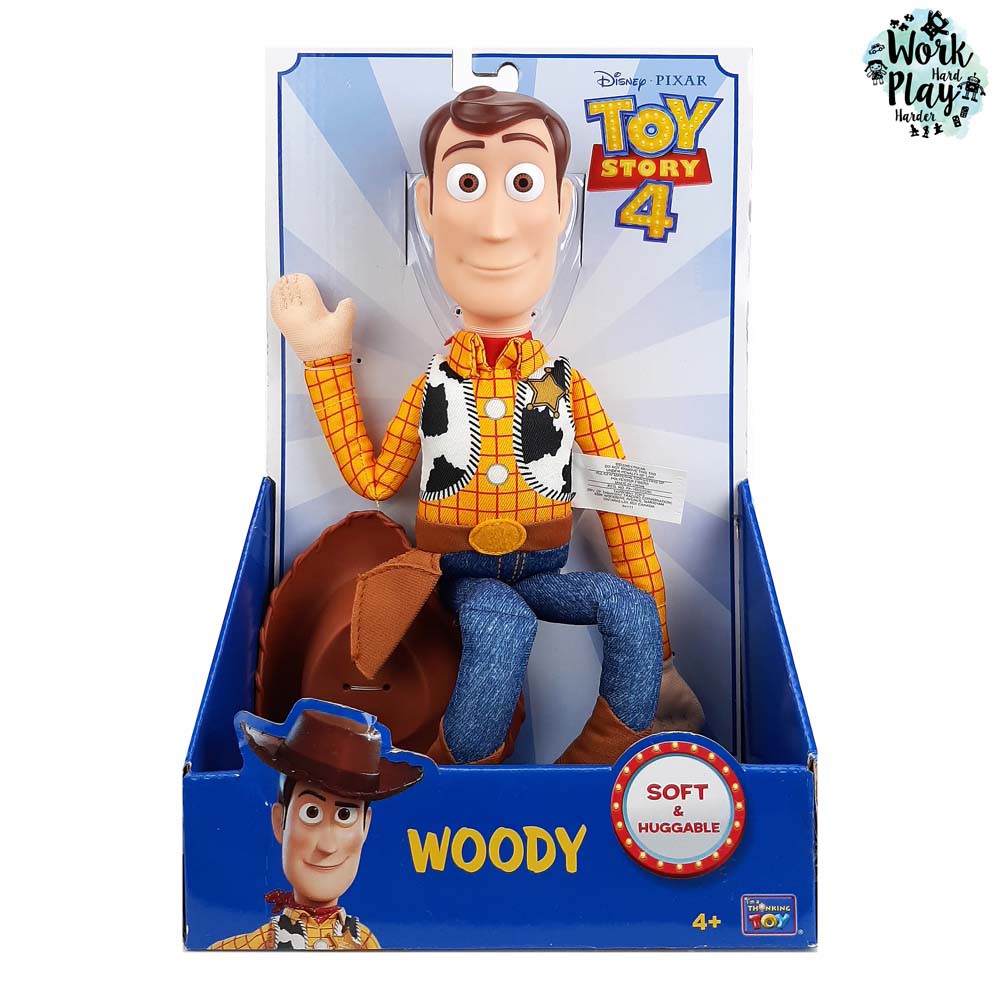 PIXAR Toy Story 4 Woody Action Figure Real Size Disney พิกซาร์ ทอย สตอ ...