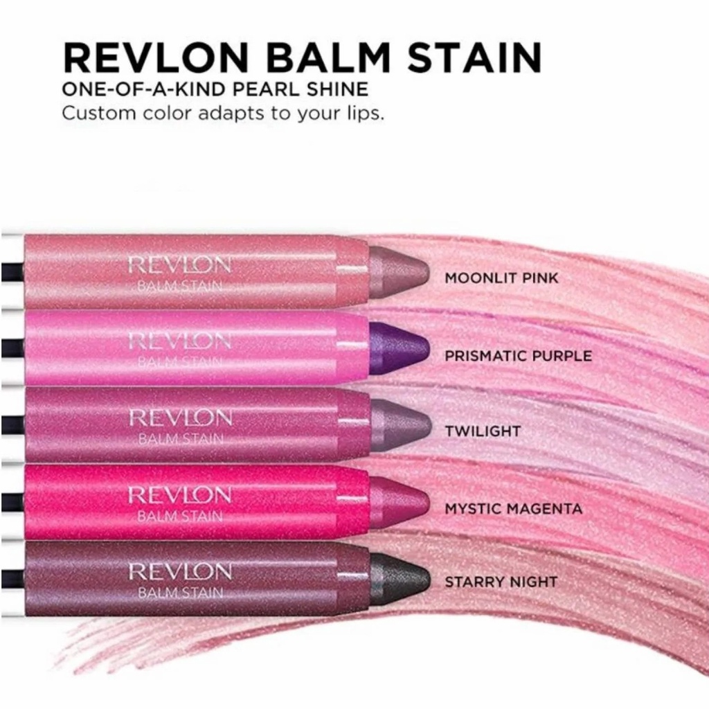 (Revlon®) Lip Balm Stain 2.7 g เรฟลอน ลิป บาล์ม สเตน | Shopee Thailand