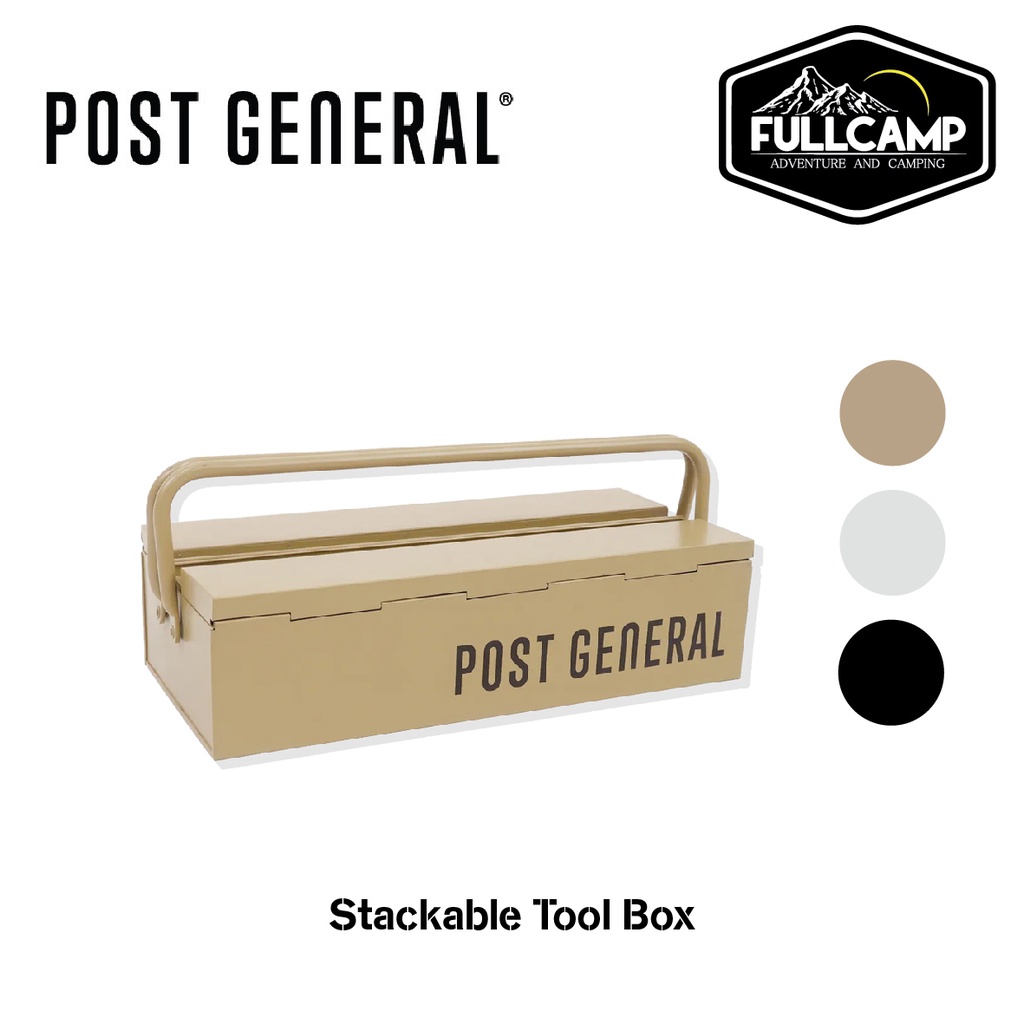 Post General Stackable Tool Box กล่องเก็บเครื่องมือ กล่องสมอบก กล่องเหล็ก | Shopee Thailand