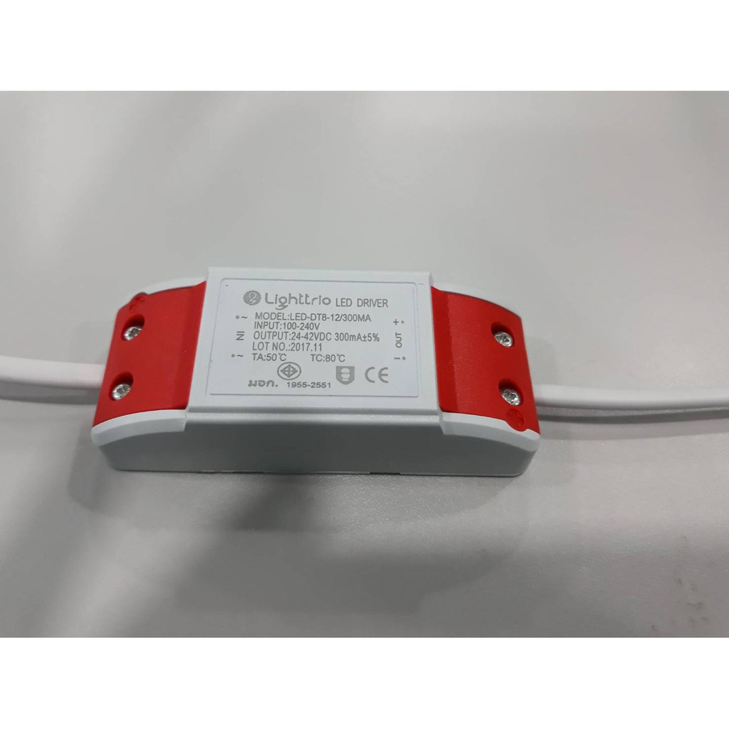 Lighttrio LED DRIVER สำหรับเฉพาะ โคมไฟ PANEL ฝังฝ้า 8W - 12W Input 100v ...