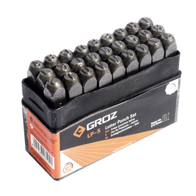 GROZ (กรอซ)LP/5 เหล็กตอกตัวหนังสือ 5 MM 3/16"(G061-LP/5) | Shopee Thailand