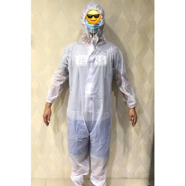 Anti-corona pvc PPE อุปกรณ์ป้องกันส่วนบุคคลเสื้อกันฝน | Shopee Thailand