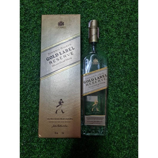 ขวดเหล้าเปล่า Gold lable ของแท้ พร้อมกล่องกระดาษ | Shopee Thailand